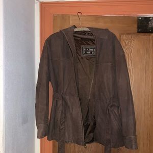 Leather Limited | Jackets & Coats | Vintage Leather Jacket | Poshmark